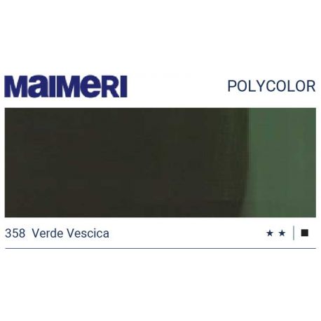 Polycolor Maimeri, 500 ml Maimeri, Colori Vinilici POLYCOLOR 018 BIANCO ...